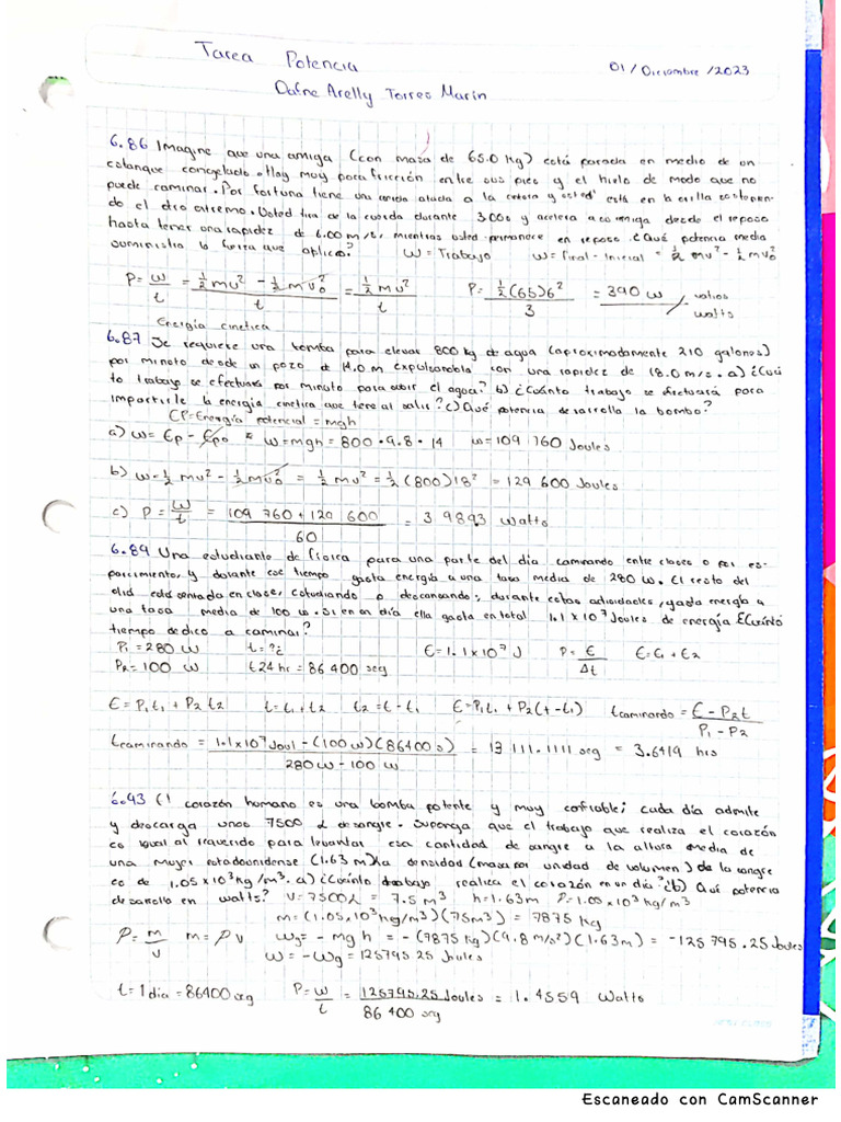 Tarea Potencia | PDF