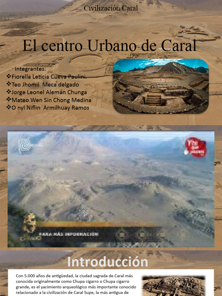 Centro Urbano de Caral: Civilización Antiguo | PDF | Ciencias sociales