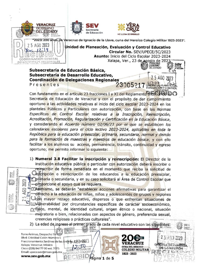 Sev Upece 5C 2023 | PDF