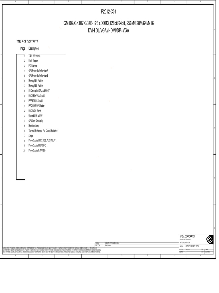 NVIDIA Schematic Disclaimer | PDF | Computing | Computer Science
