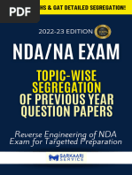 NDA Exam Subject Weightage Breakdown | PDF | Chemistry | Physics