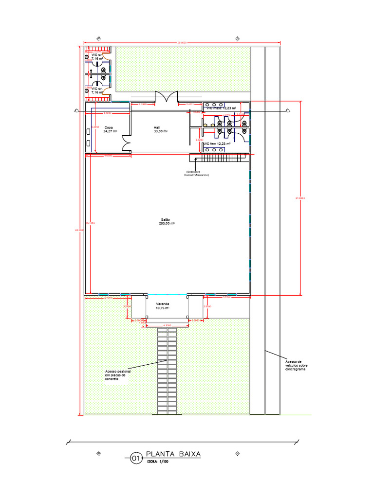 DWG Salao de Eventod para As Bilt-Model 2 | PDF