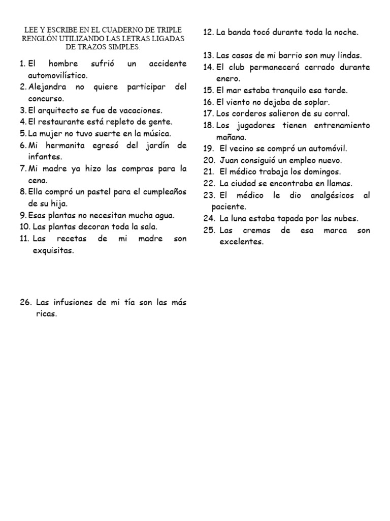 25-11-Lee y Escribe en El Cuaderno de Triple Renglón | PDF