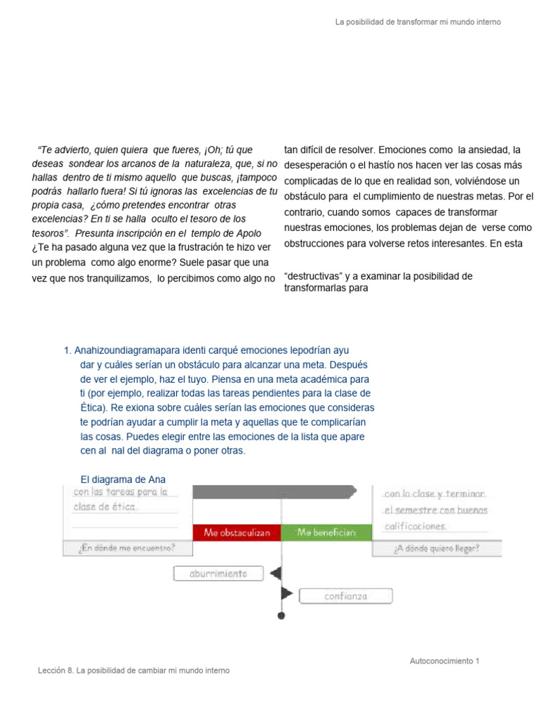 8.5 E El Autoconocimiento y El Cumplimiento de Mis Metas C.Sociales ...