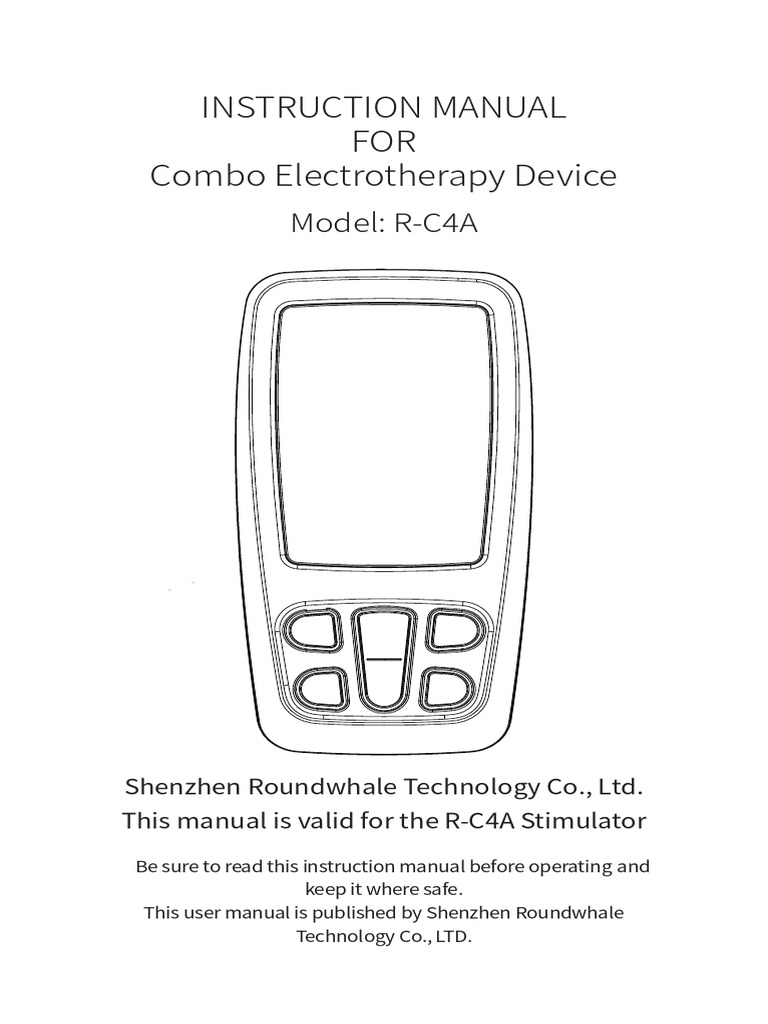 Manual 3 in 1 Combo Stimulator 84642 | PDF | Rechargeable Battery ...