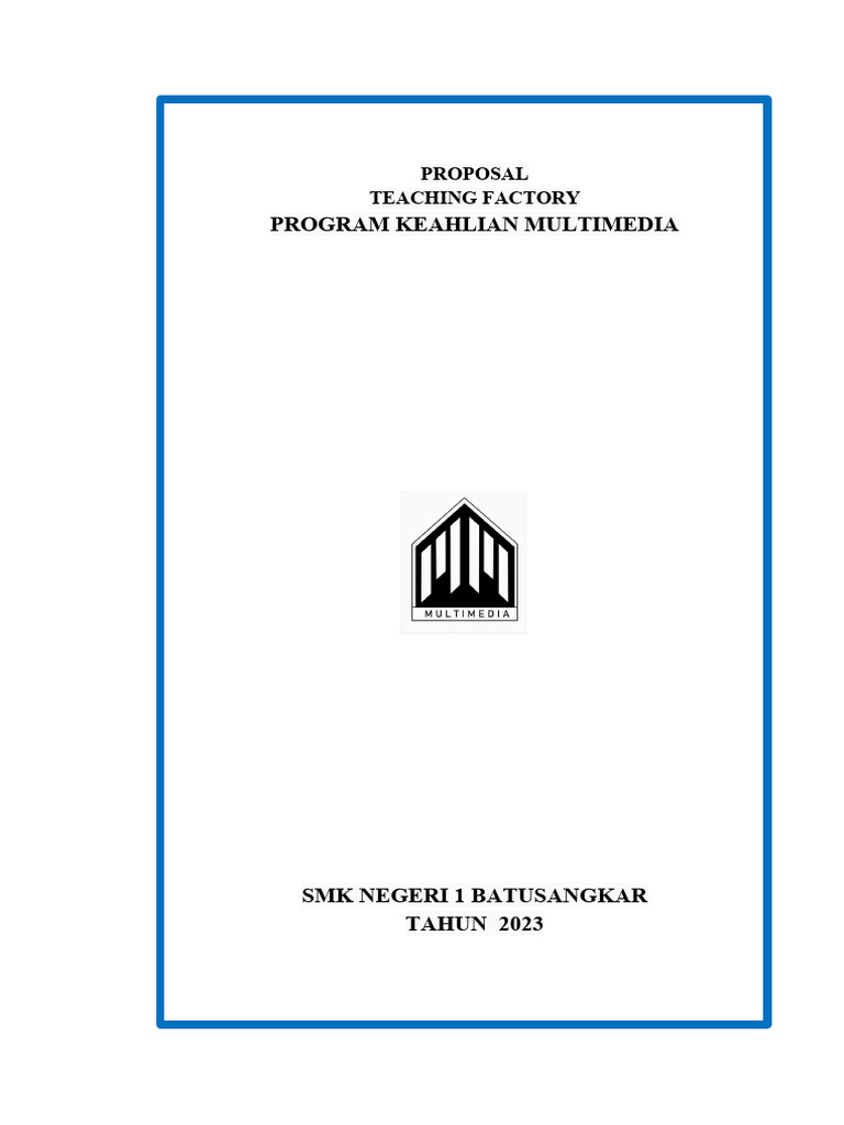 Tefa Proposal MM 2023 | PDF | Bisnis