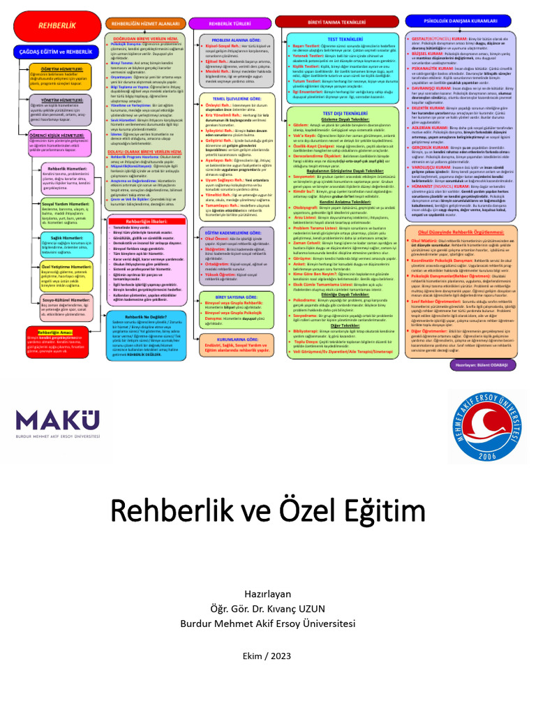 rehberlik ve özel eğitim | PDF