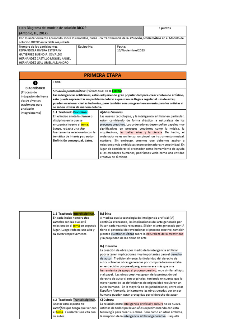 DICOP | PDF | Inteligencia artificial | Inteligencia (IA) y semántica