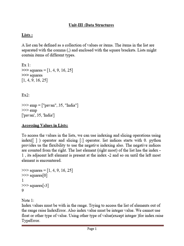 Python Programming Unit-III | PDF | Parameter (Computer Programming ... Python Programming Unit-III | PDF | Parameter (Computer Programming ...