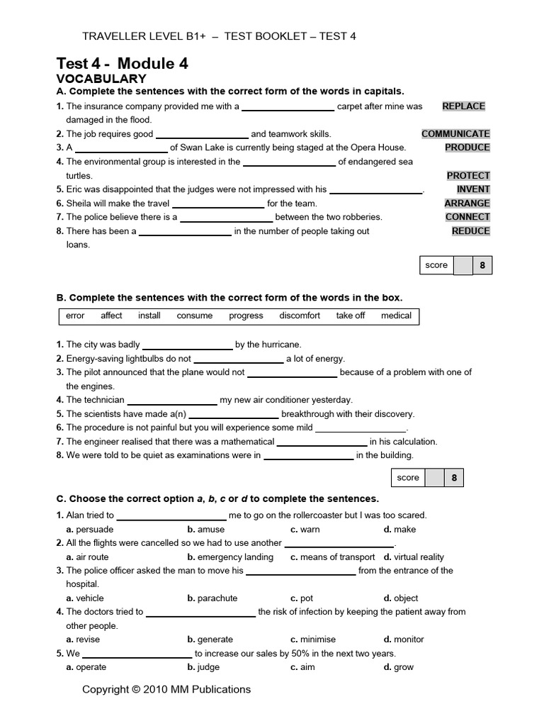 Test 4 - Traveller B1 | PDF | Photovoltaics | Photovoltaic System