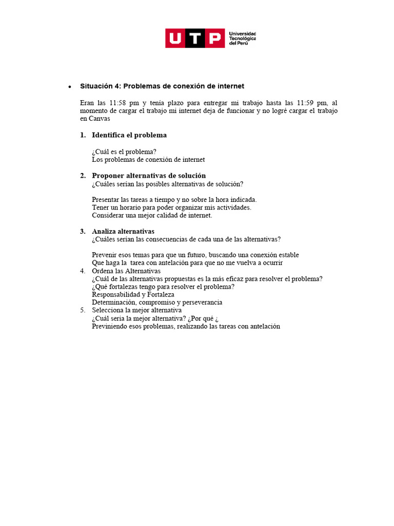 Problemas de Internet en Semana 11 IVU | PDF