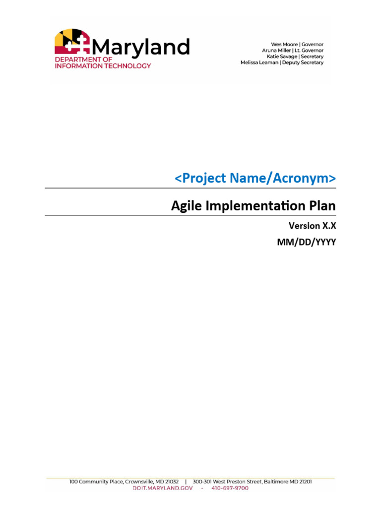 Agile Implementation Plan | PDF | Databases | System