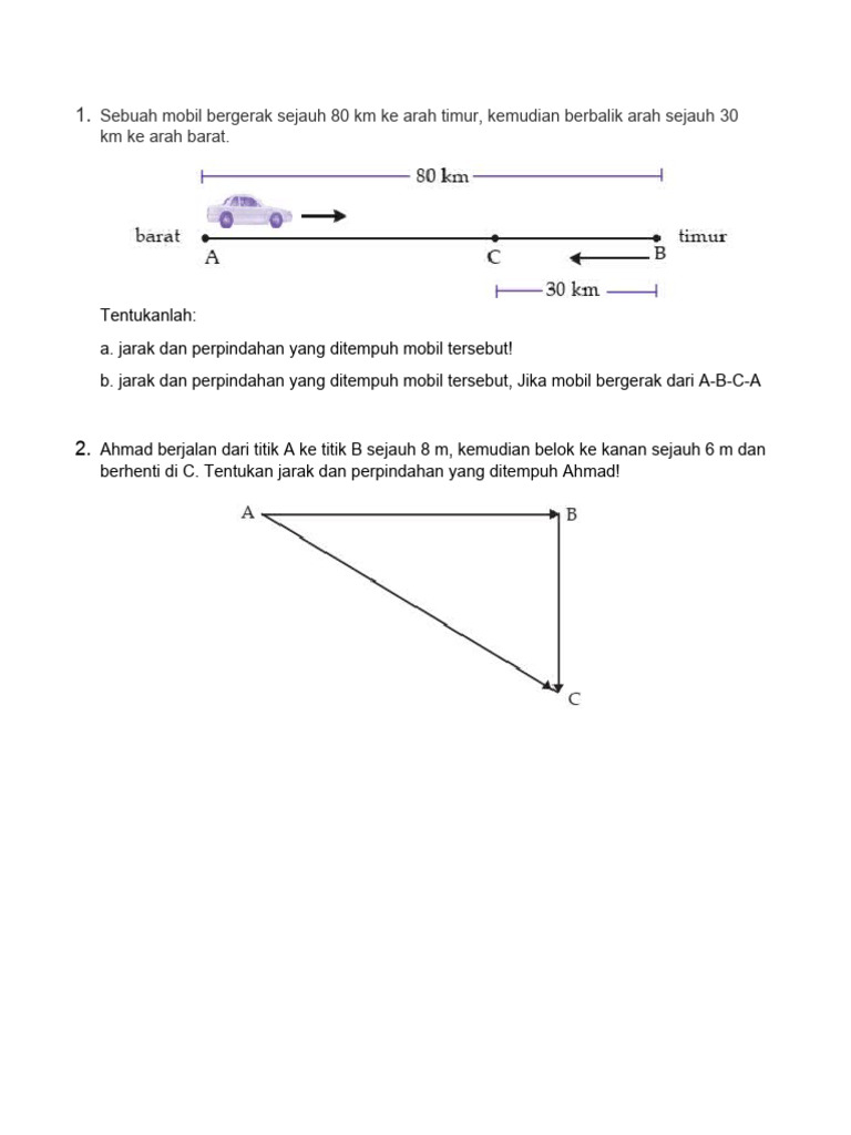 Latihan Soal Gerak Dan Gaya + Kunci Jawaban | PDF