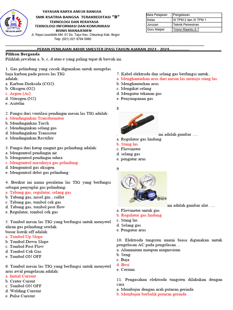 XI TPM 1 Dan XI TPM 2 PENGELASAN | PDF