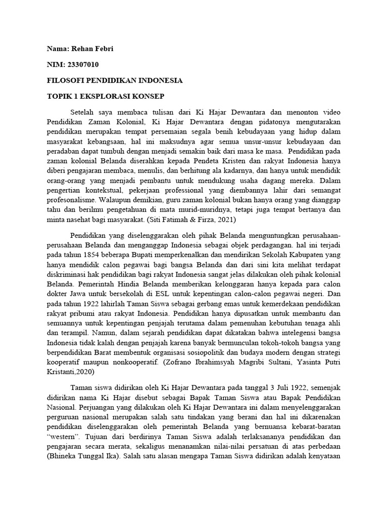 Eksplorasi Konsep Fpi Topik 1 | PDF