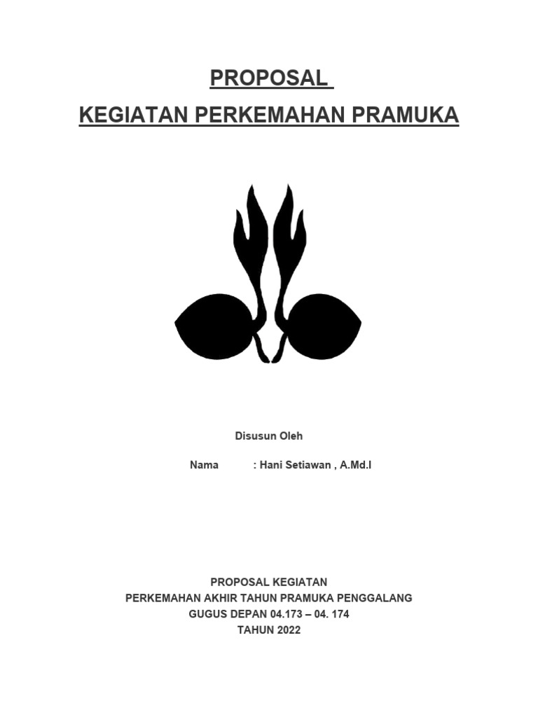 Proposal Pramuka 2022 | PDF