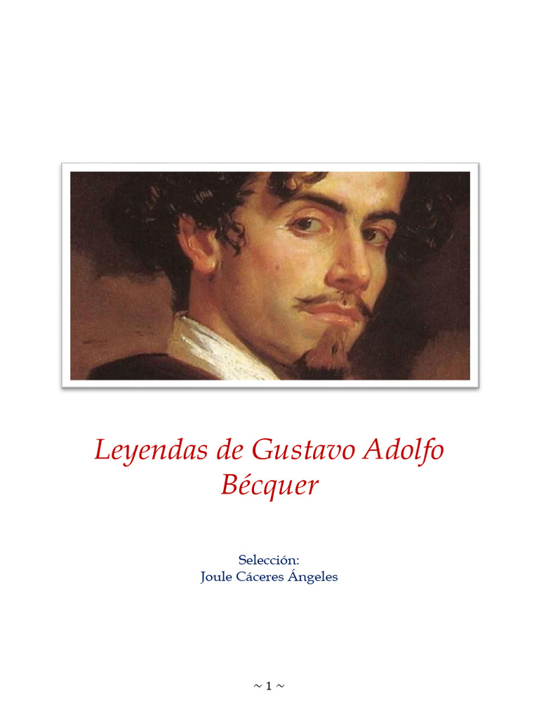 Leyendas de Gustavo Adolfo Bécquer | PDF | Amor