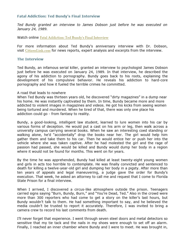 Fatal Addiction | PDF | Violence | Serial Killer