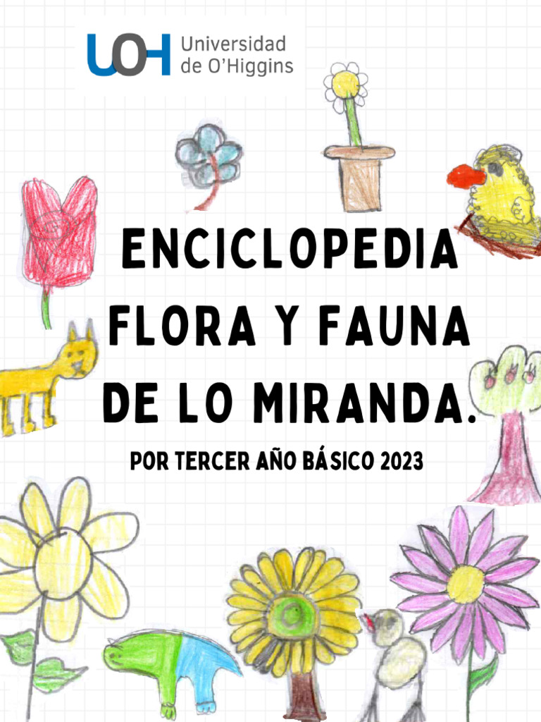 Enciclopedia Flora y Fauna Lo Miranda Por Tercer Año Básico 2023 ...