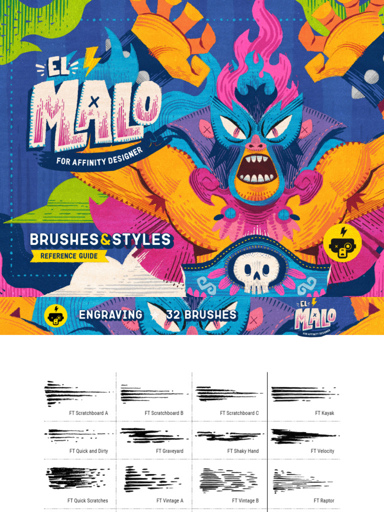 Frankentoon - El Malo Brushes and Styles | PDF | Color | Artistic ...