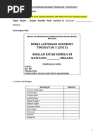 Borang Soal Selidik Kerja Lapangan GEO T3 | PDF