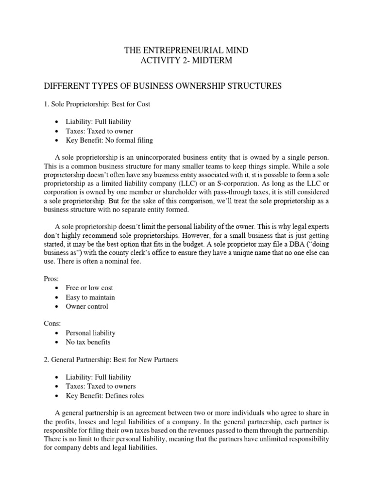 Castronuevo, Rogelio Iii - Tem Act. 2 Midterm | PDF | Limited Liability Partnership | Limited ...