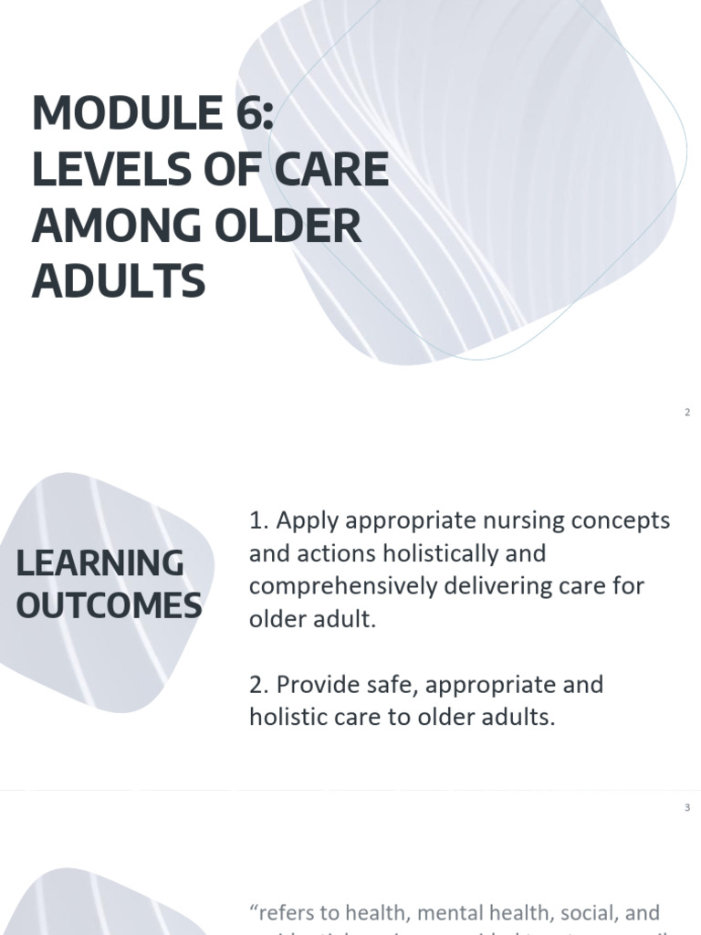 Session 6 Geron | PDF | Palliative Care | End Of Life Care