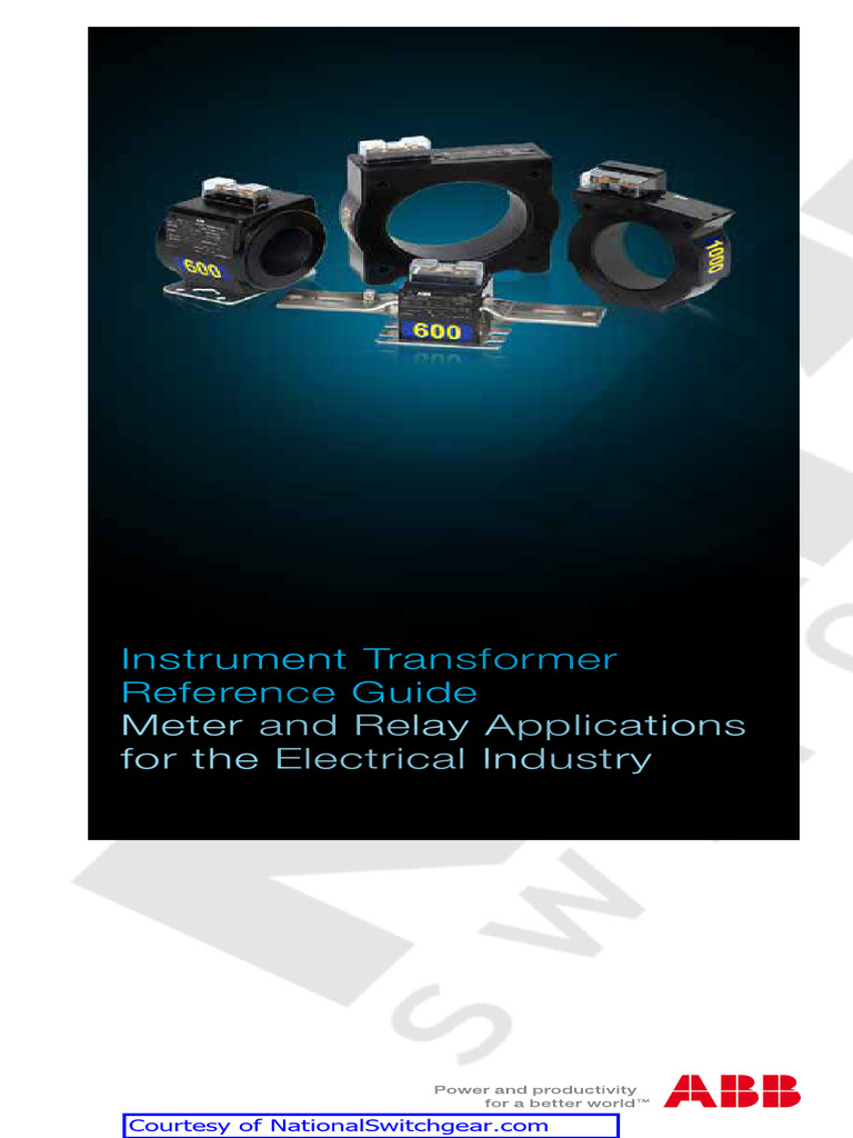 Current Transformer-Abb | PDF | Transformer | Voltage