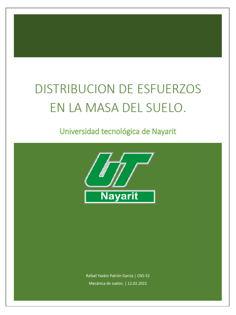 Distribución de Esfuerzos en La Masa Del Suelo | PDF | Ingeniería | Teoría