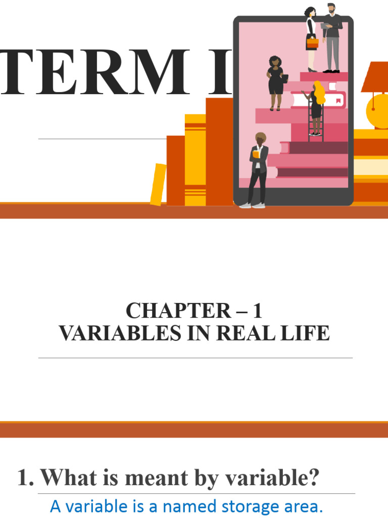 CH 1. Variables in Real Life | PDF | Data Type | String (Computer Science)