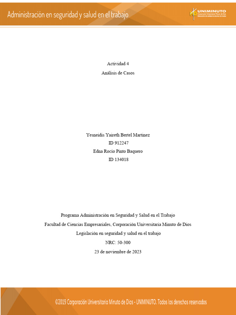 Analisis de Casos 4 | Descargar gratis PDF | Causas de la muerte | Las ...