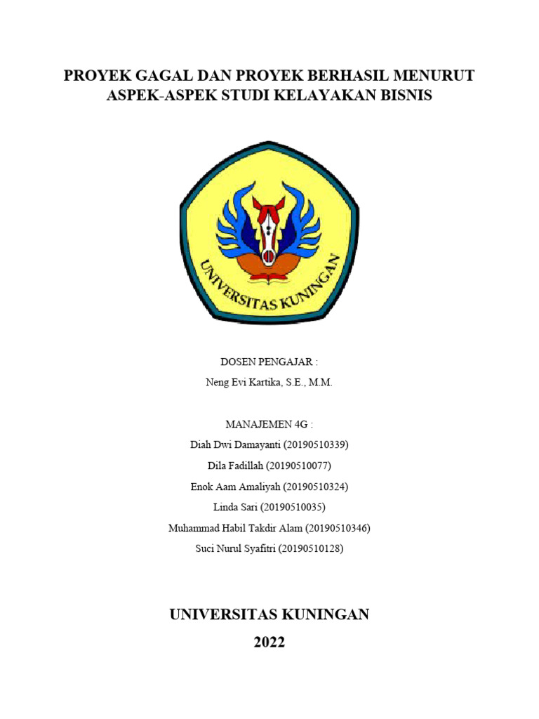 Proyek Gagal Dan Proyek Berhasil | PDF Proyek Gagal Dan Proyek Berhasil | PDF