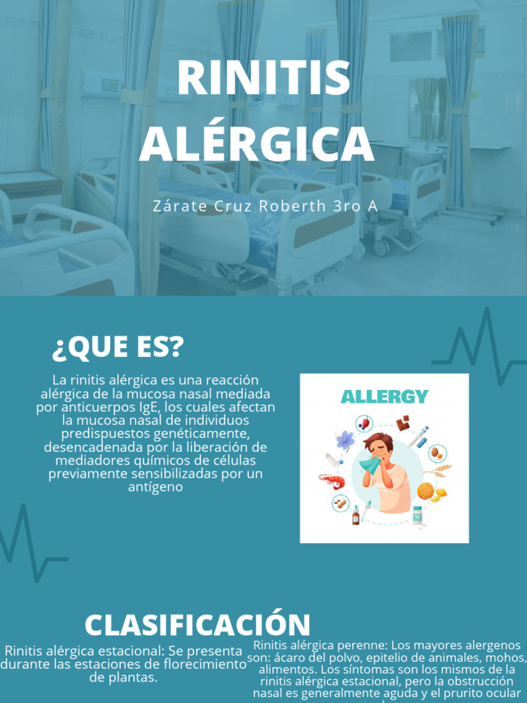 Rinitis Alérgica: Clasificación y Tratamiento | PDF | Relaciones ...
