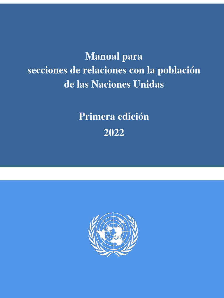 2022.11 United Nations Engagement Platoon Handbook (Spanish) | PDF ...