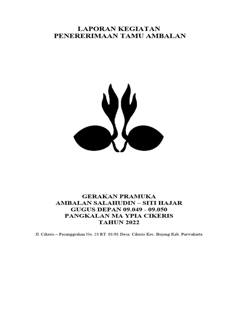 Laporan Kegiatan Pta 2022 | PDF