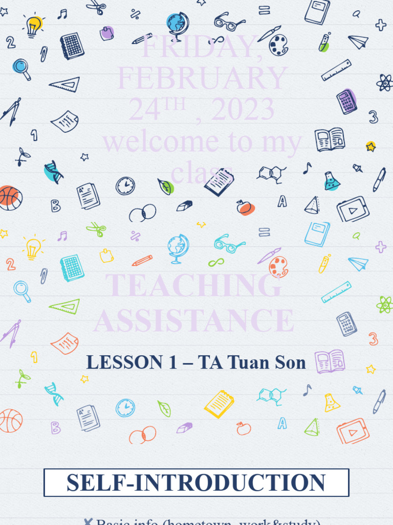 Friday, February 24, 2023 Welcome To My Class | PDF | Stress (Linguistics) | International ...