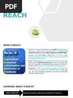 REACH Compliance Declaration Template | PDF | Finance & Money Management