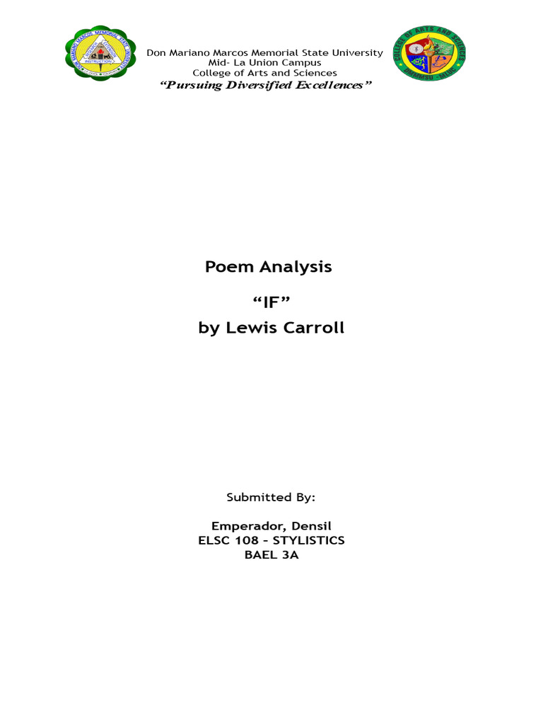 Analysis | PDF | Poetry | Psychological Resilience