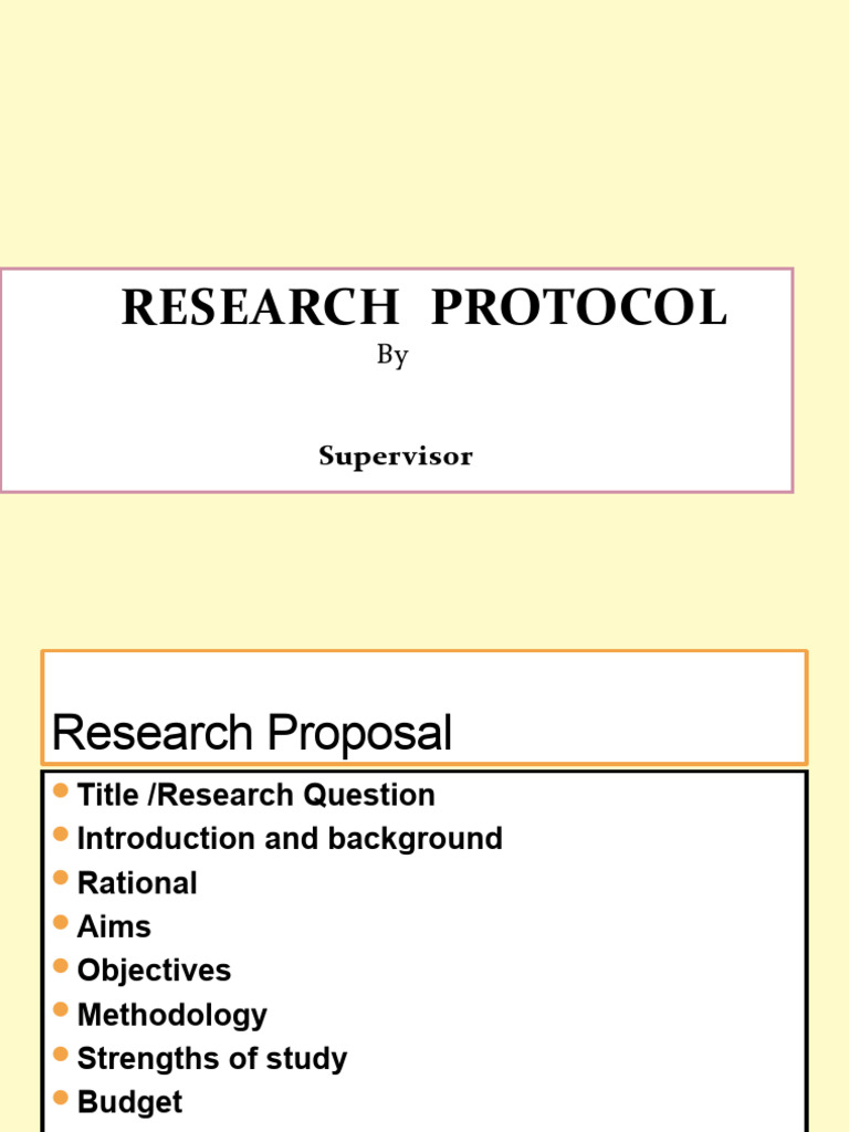 Research PROTOCOL | PDF | Medical Education | Sampling (Statistics)