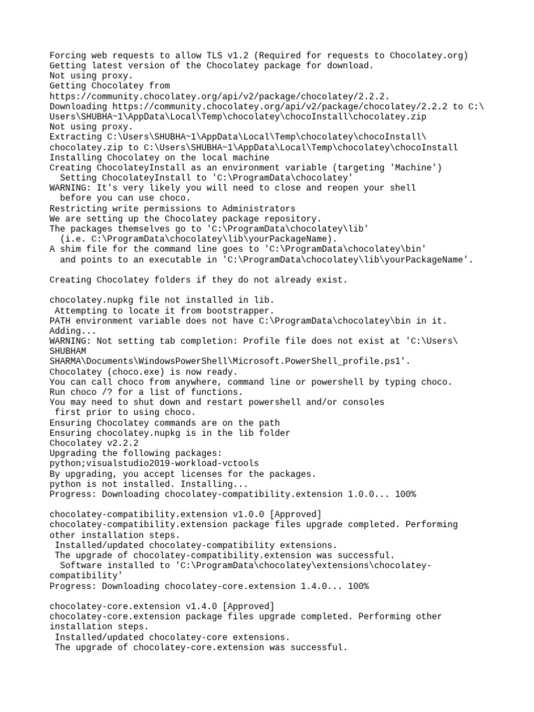 Node Install Process | Download Free PDF | Installation (Computer ...