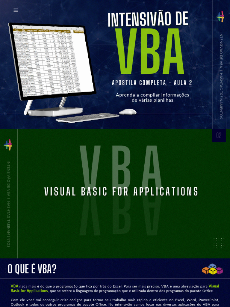 Apostila 2 - Intensivão de VBA | PDF | Microsoft Excel | Informática