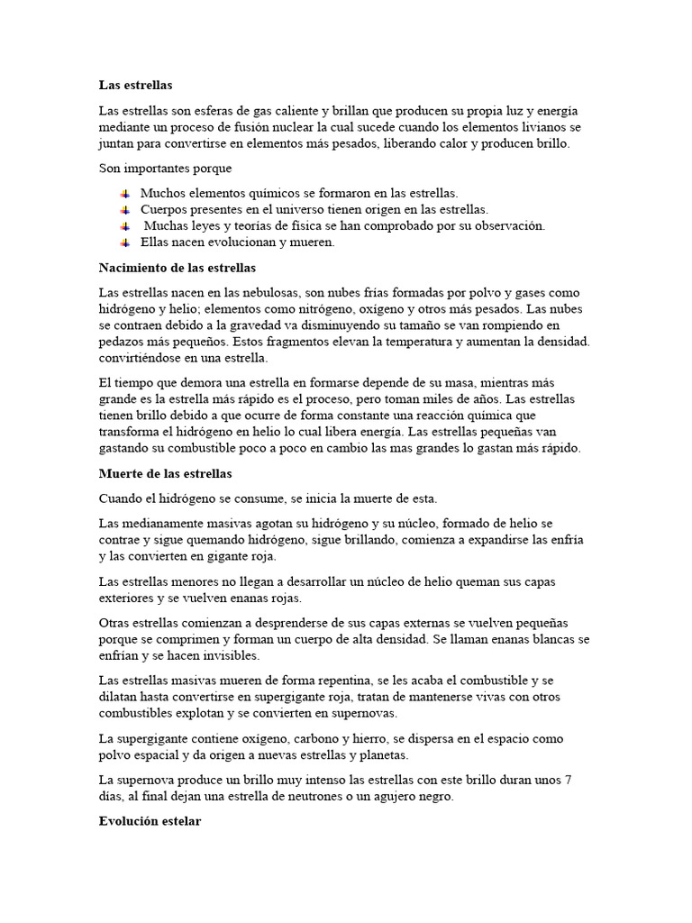 Las Estrellas | PDF | Estrellas | Helio Las Estrellas | PDF | Estrellas | Helio