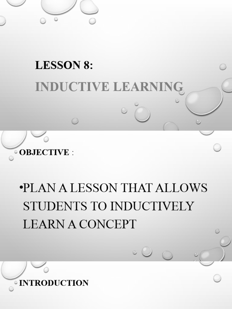Lesson 8 | PDF | Inductive Reasoning | Hypothesis