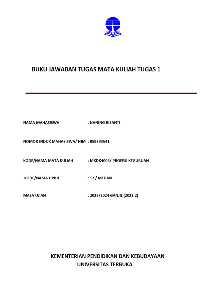 TMK 1 KEGURUAN Naning Risanti | PDF