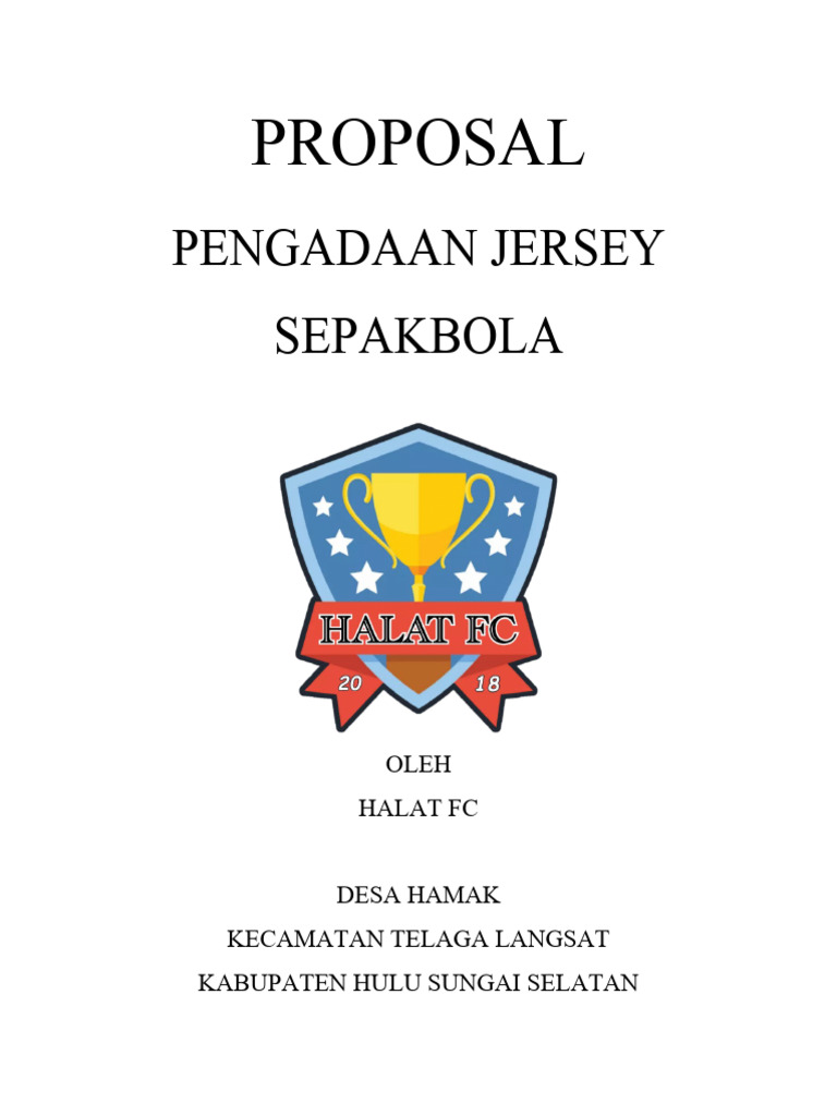 Proposal Halat FC | PDF