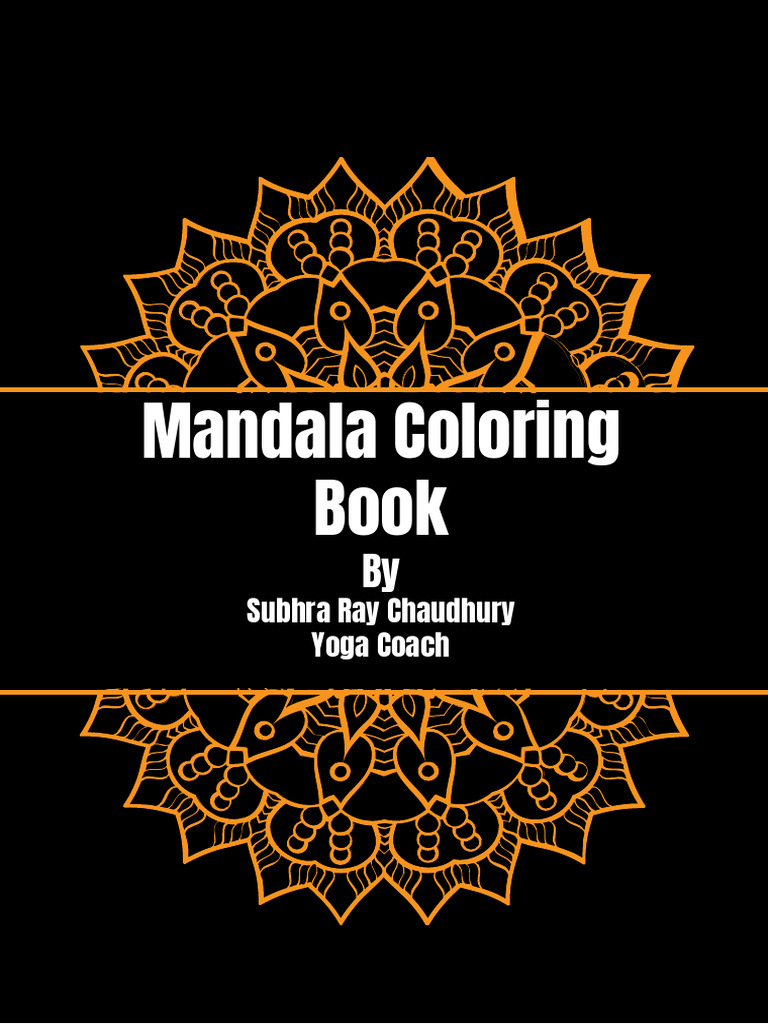 Relaxing Mandala Worksheet | PDF