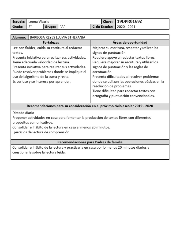 Fichas 2do Grado | PDF | Comprensión lectora | Puntuación