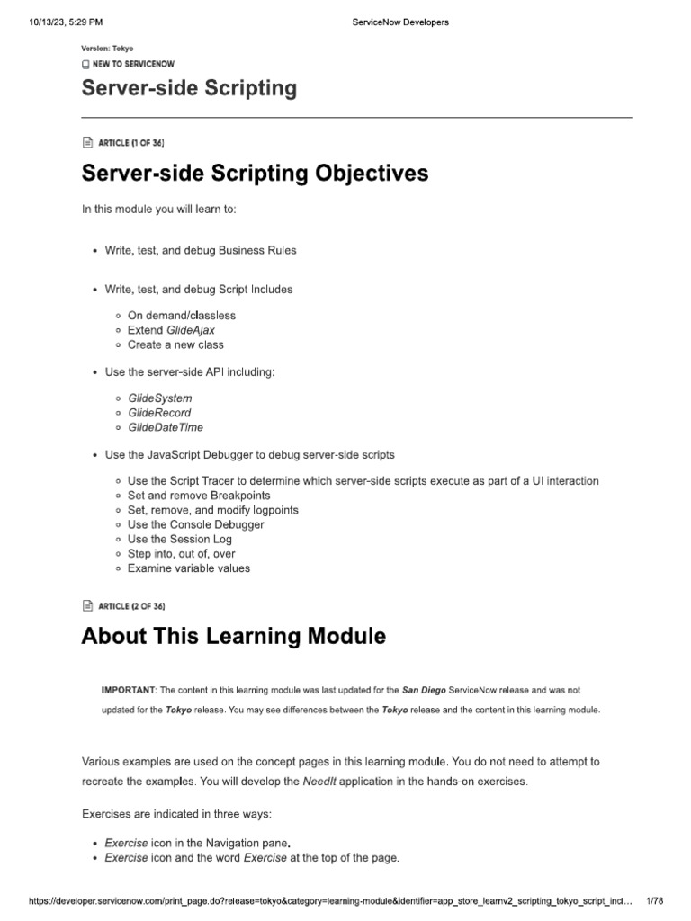 Script Include S NOW | PDF