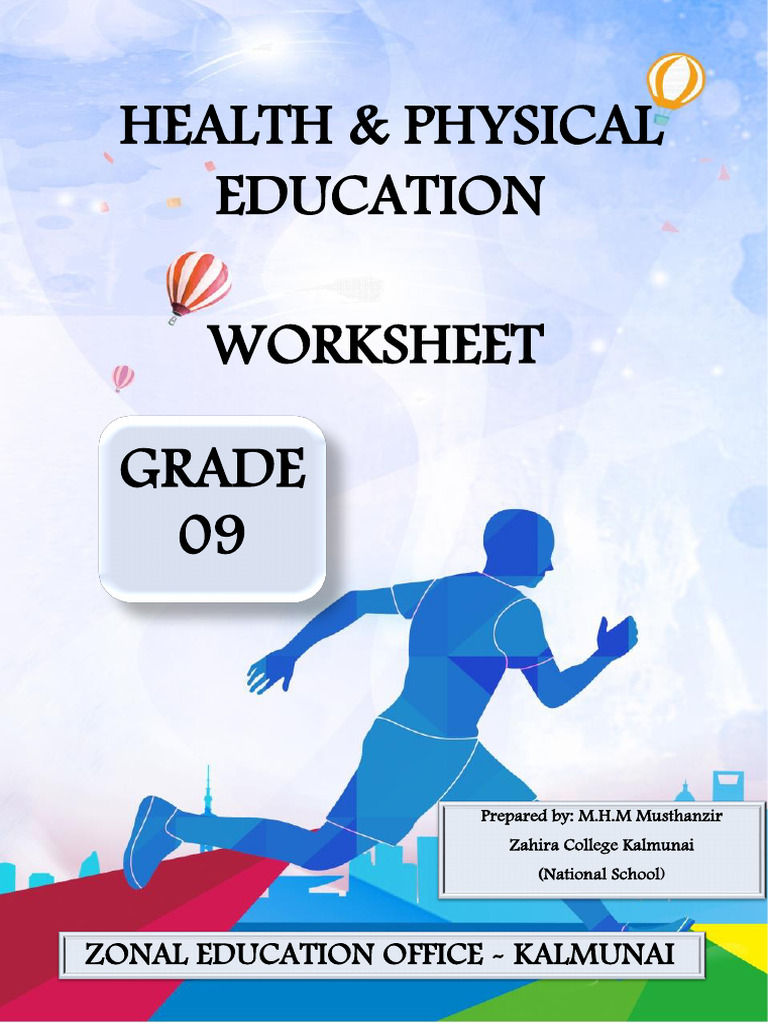 09 Health Worksheet English Medium | PDF