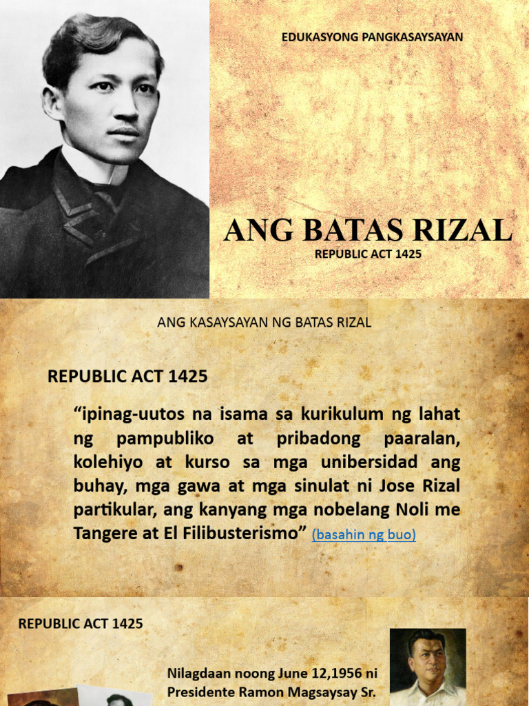 Ang Batas Rizal | PDF